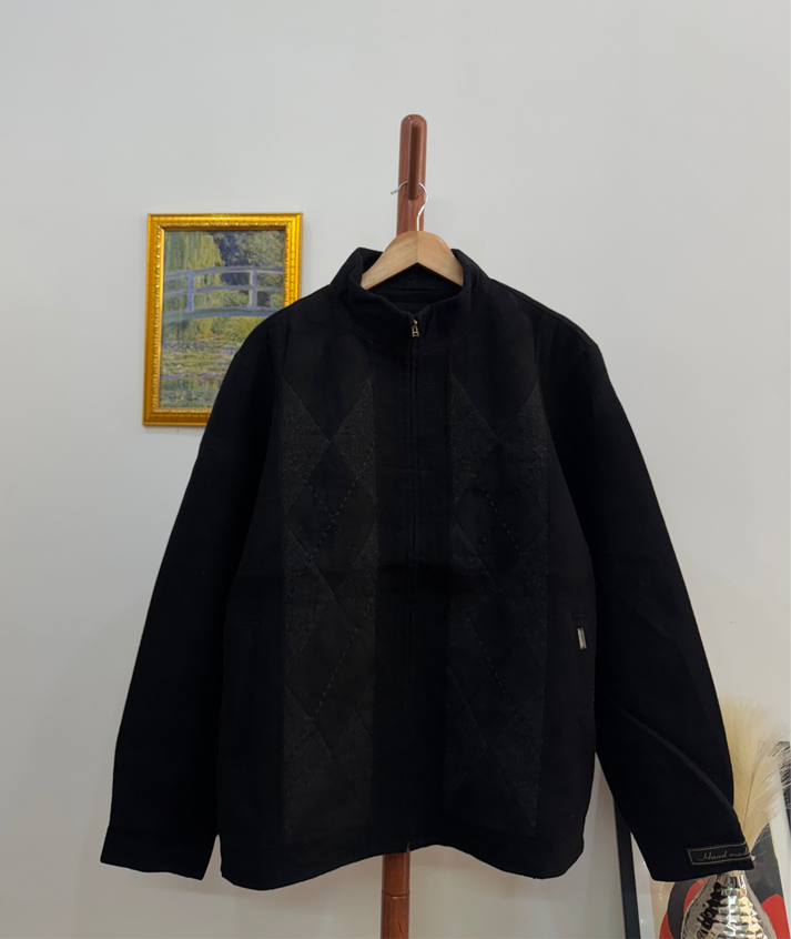 Vintage Thick Woollen Coach Harrington Jacket (Classic Old Money 🧳 ...