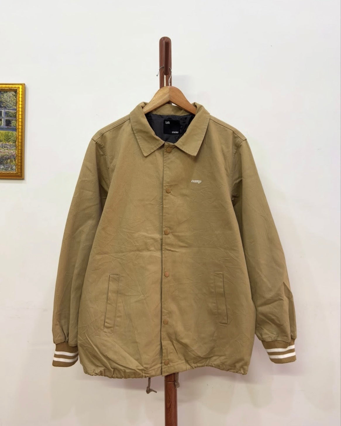 Beige CAMP '' Coach Harrington Jacket – Archive Heaven